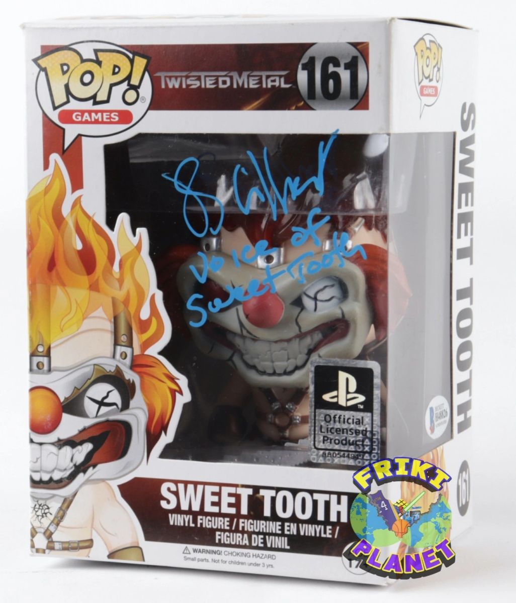 Funko Pop autografiado por J.S. Gilbert - Sweet Tooth - Twisted Metal