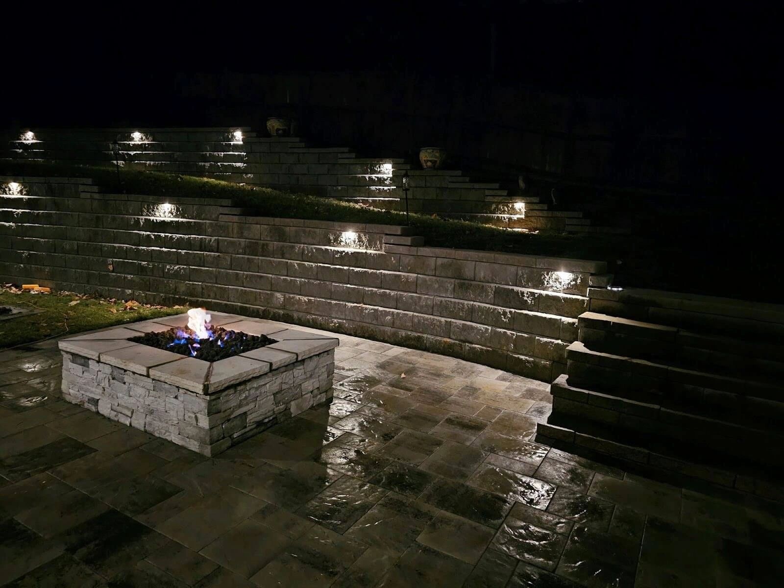 Retaining Wall Lighting Ideas for Safety and Ambiance