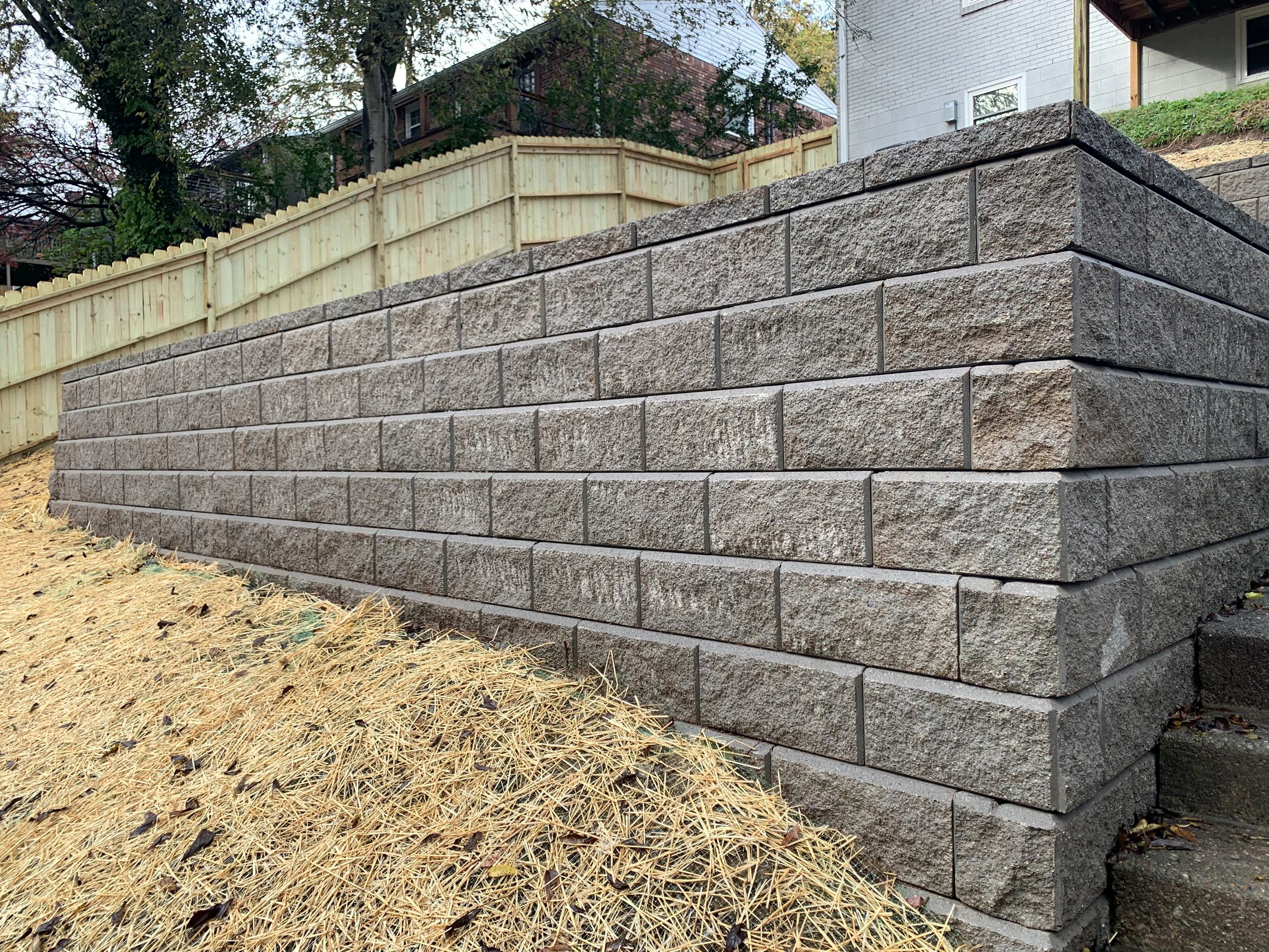 A Swale is Your Retaining Wall's Best Friend