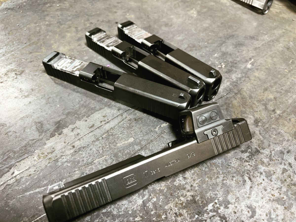 Pistol Slide Optic Cut