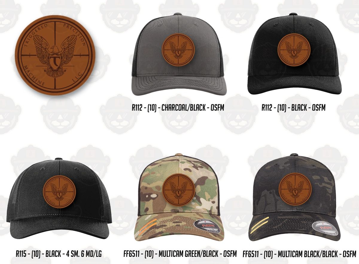 TPM Leather Patch Trucker Hats
