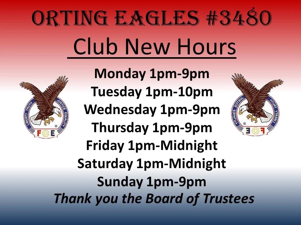 Orting Eagles - Social Club, Cocktail Lounge, Bar