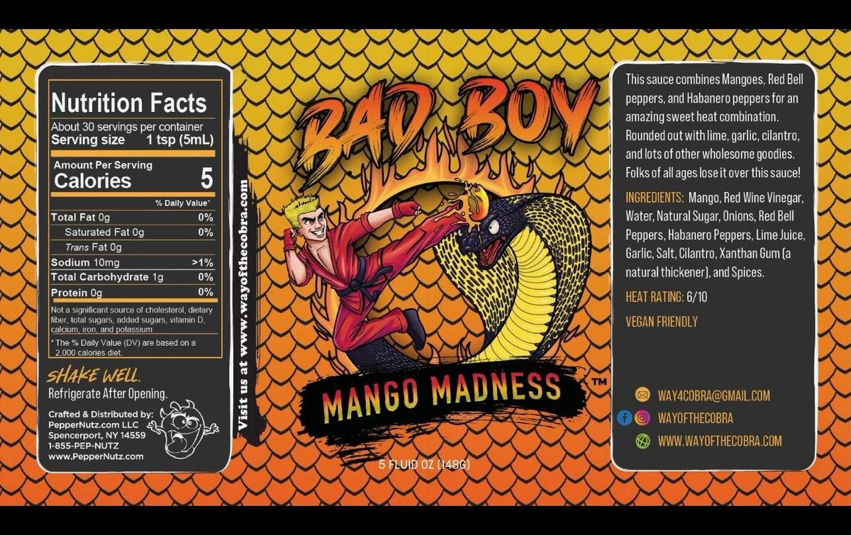 MANGO MADNESS Hot Sauce
