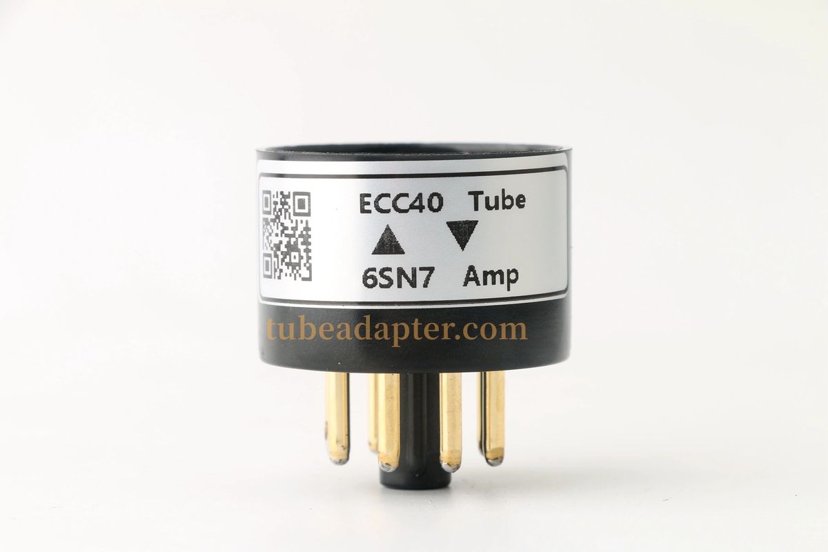 PAIR 2PC 6SN7 6N8P TO ECC40 AA61 tube converter adapter