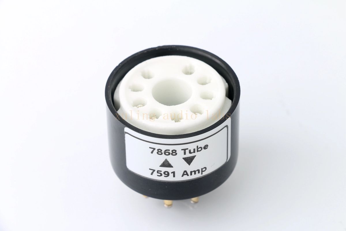 PAIR 2PC 7591 TO 7868 TUBE CONVERTER ADAPTER FOR YOUR TUBE AMPLIFIER
