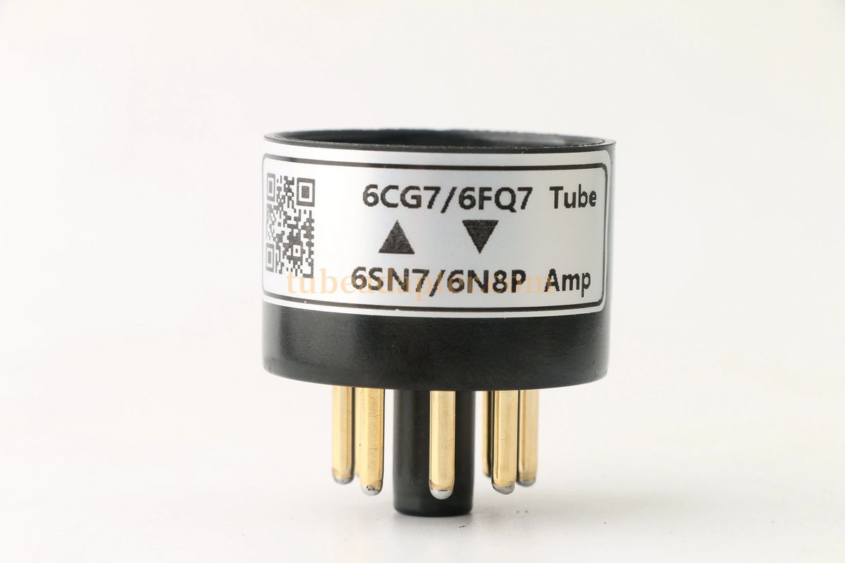 PAIR 2PC 6SN7 6N8P TO 6CG7 6FQ7 TUBE CONVERTER ADAPTER FOR YOUR TUBE ...