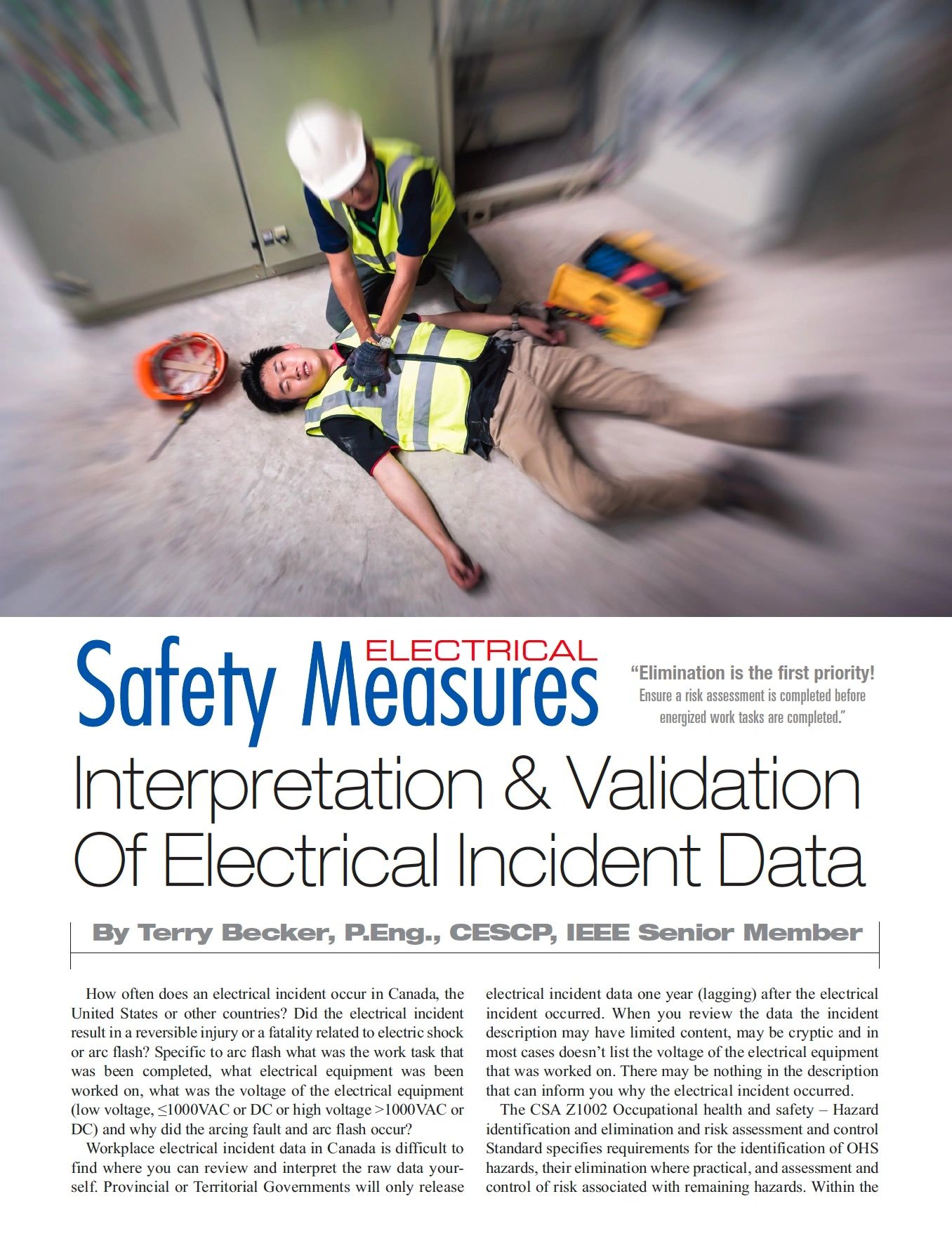 Interpretation & Validation of Electrical Incident Data
