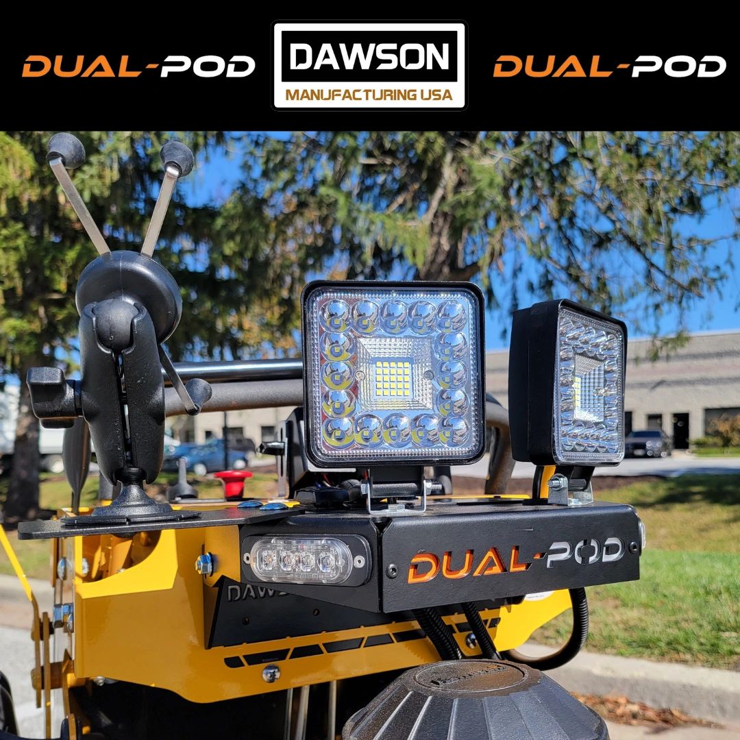 Dual-POD LED Light Package for mower and equipment