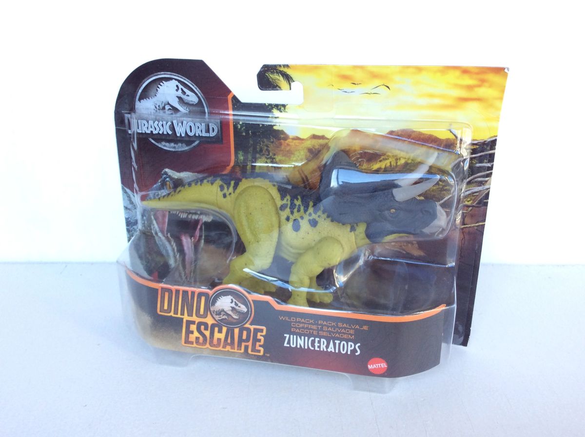 JURASSIC WORLD Wild Pack ZUNICERATOPS Figure, Mattel 2020