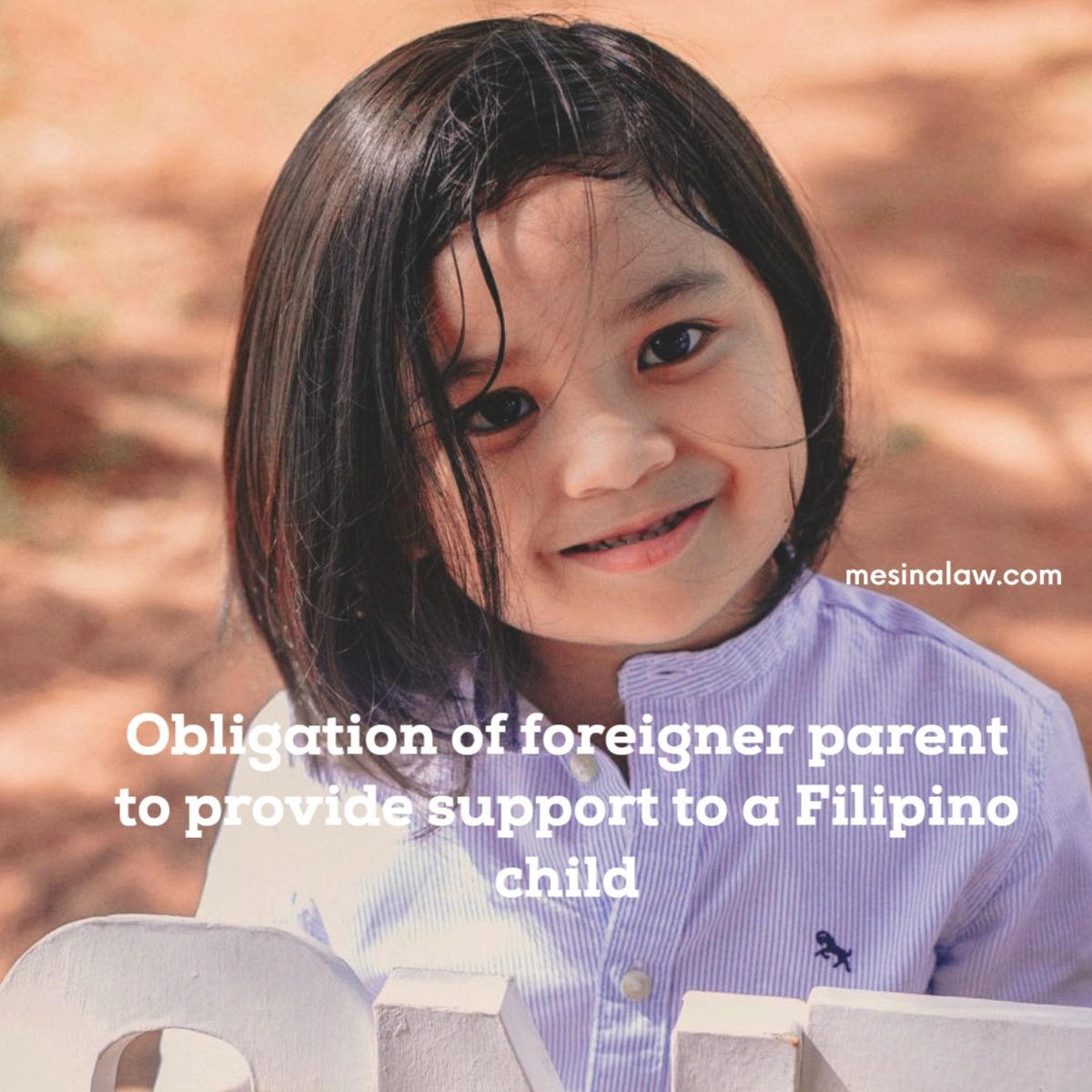 Obligation of foreigner parent to provide child support.