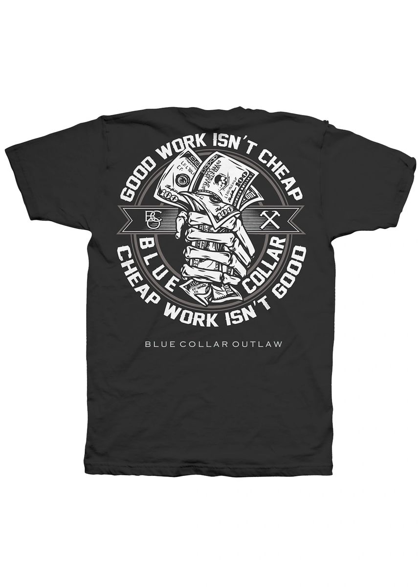 Good Work Mens Black Tshirt