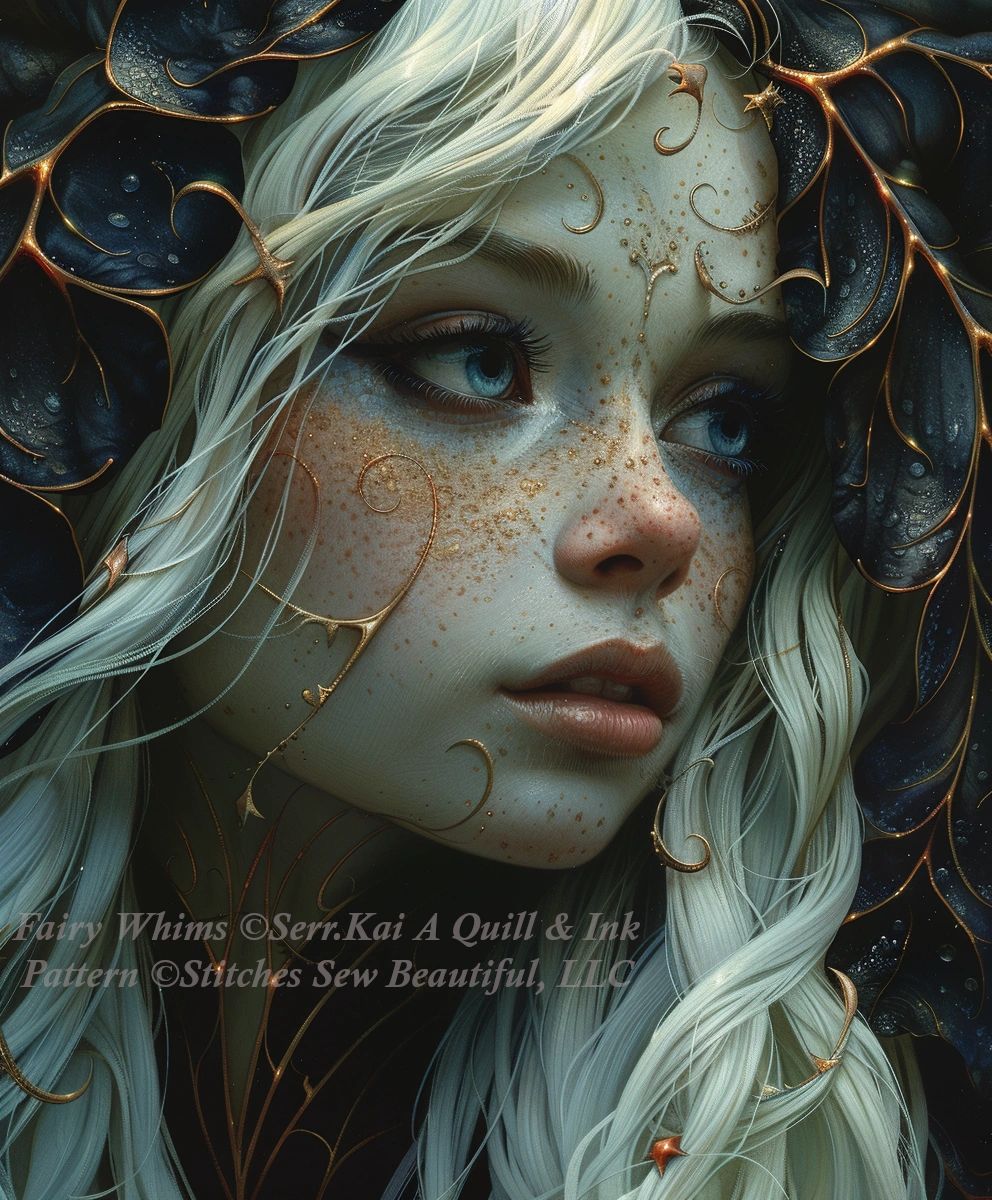 Fairy of Whims cross stitch pattern by Serr.Kai A Quill & Ink