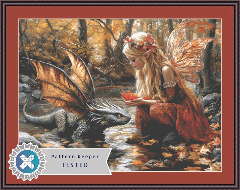 Freshly Fallen full coverage counted cross stitch pattern by Serr.Kai A ...