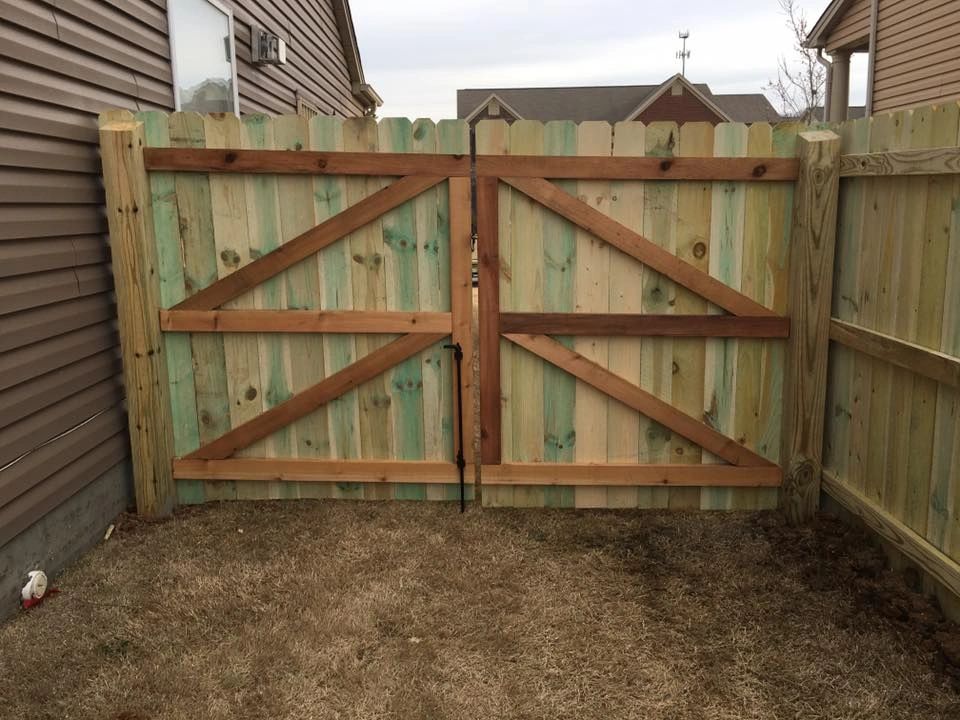 Wood Privacy Fence Gate Designs
