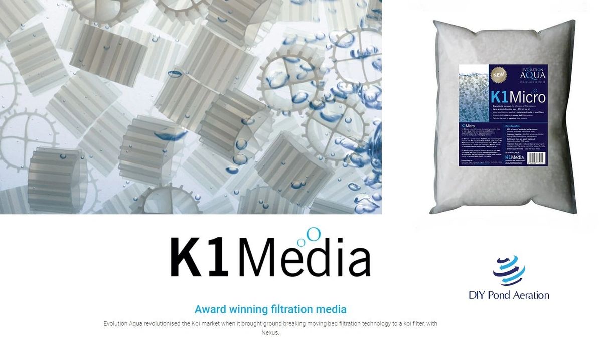 Evolution Aqua K1 Micro Media - Biological Filter Media .88 cu Ft ...