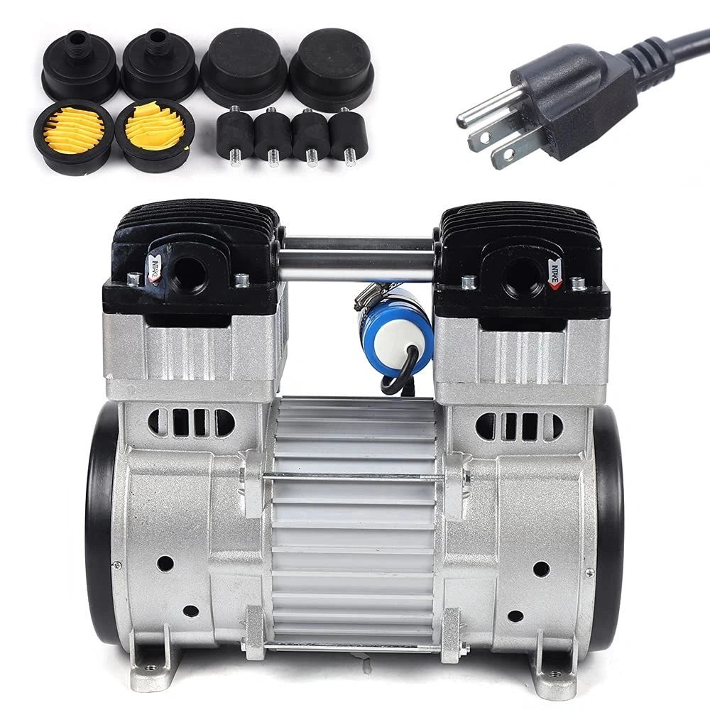 NEW 2 HP 6.4 CFM 125 MAX PSI Rocking Piston Air Compressor 115 volt ...