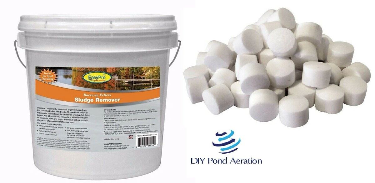 Lake & Pond Sludge Remover Bacteria Pellets for Ponds Docks Beaches ...
