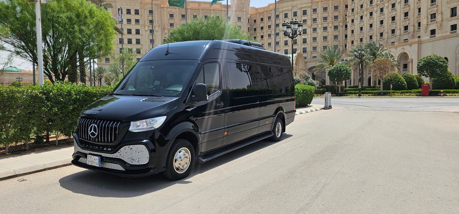 VIP Transport by Mercedes Benz Sprinter in Saudi Arabia