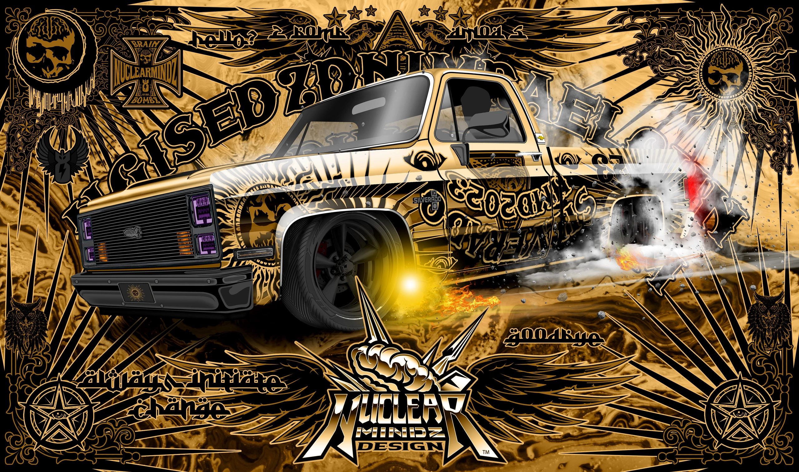 Nuclear Mindz Design - Diecast Graphics