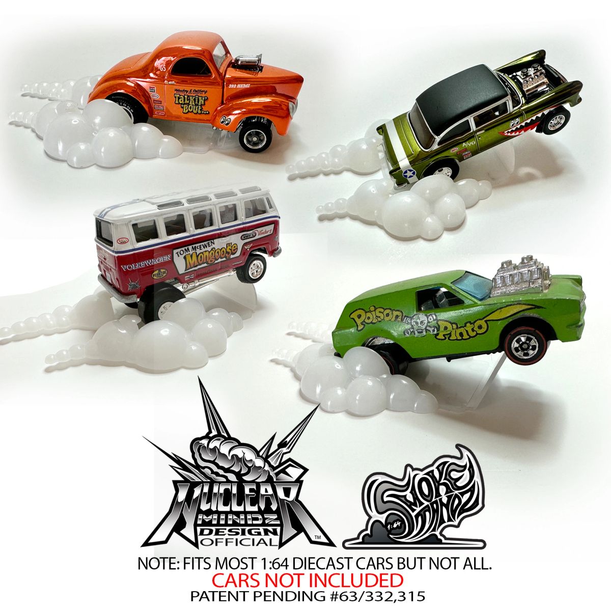 Two (2) 1:64 Scale Nuclear MIndz Design Scale Smoke Stands