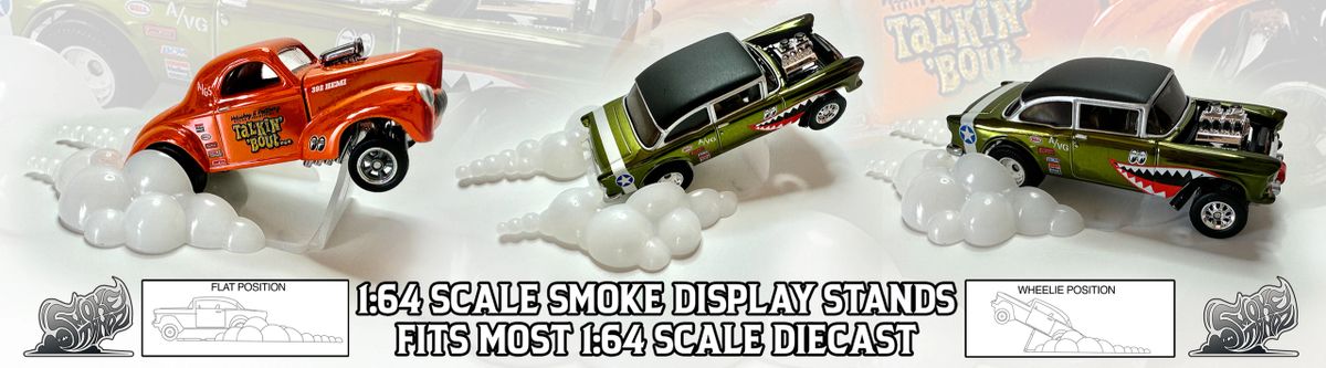 1:64 SCALE NUCLEAR MINDZ DESIGN SMOKE STANDS
