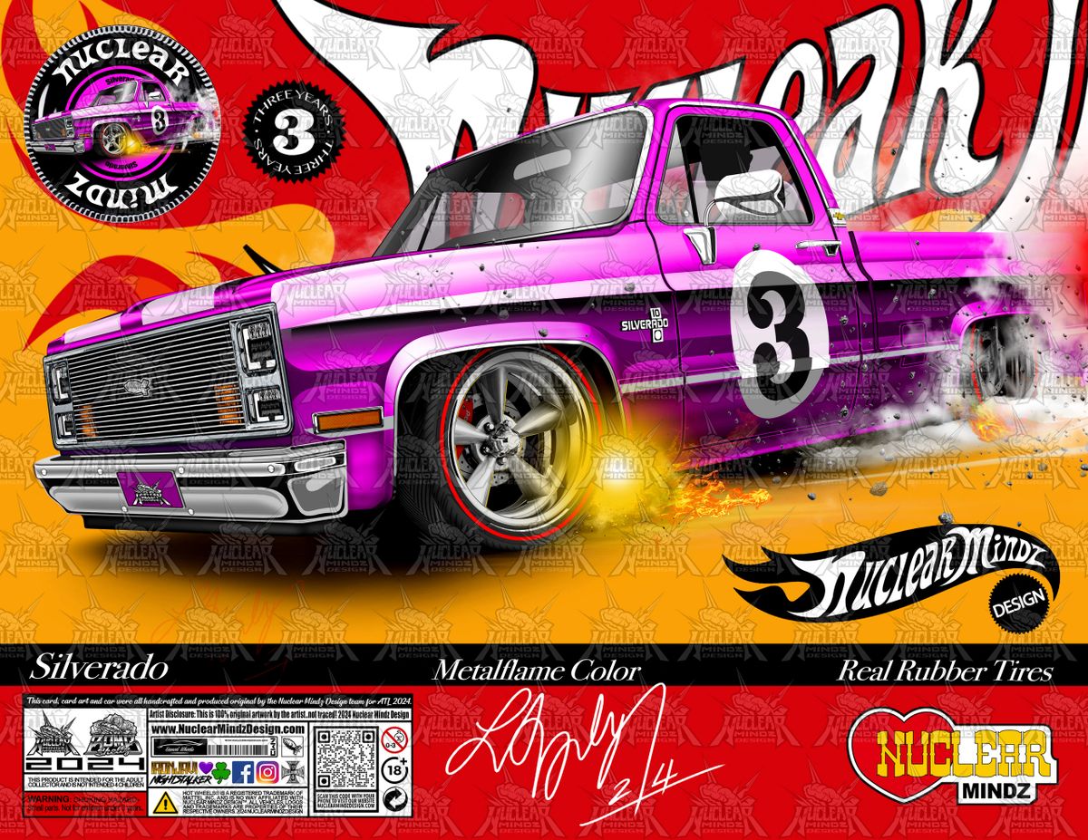 Nuclear Mindz Lee Allen Official 2024 ATL Show Custom Released Vintage ...