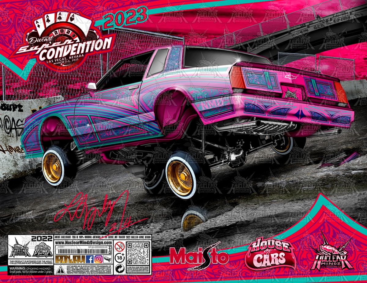 Nuclear Mindz Design Lee Allen X Maisto X Super Con Hand Signed NMD MC ...