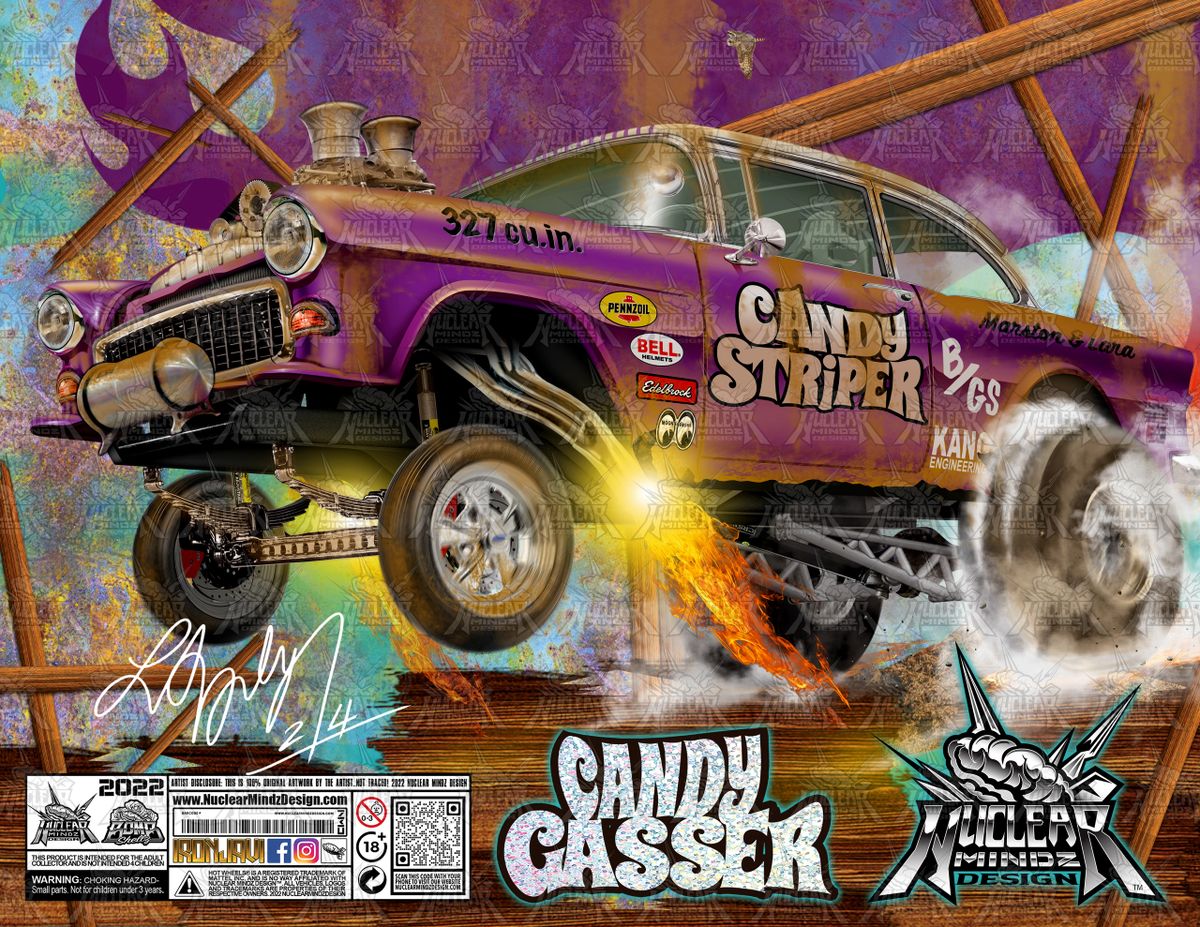 Nuclear Mindz Design Lee Allen Official Barn Find 55 Gasser Candy ...