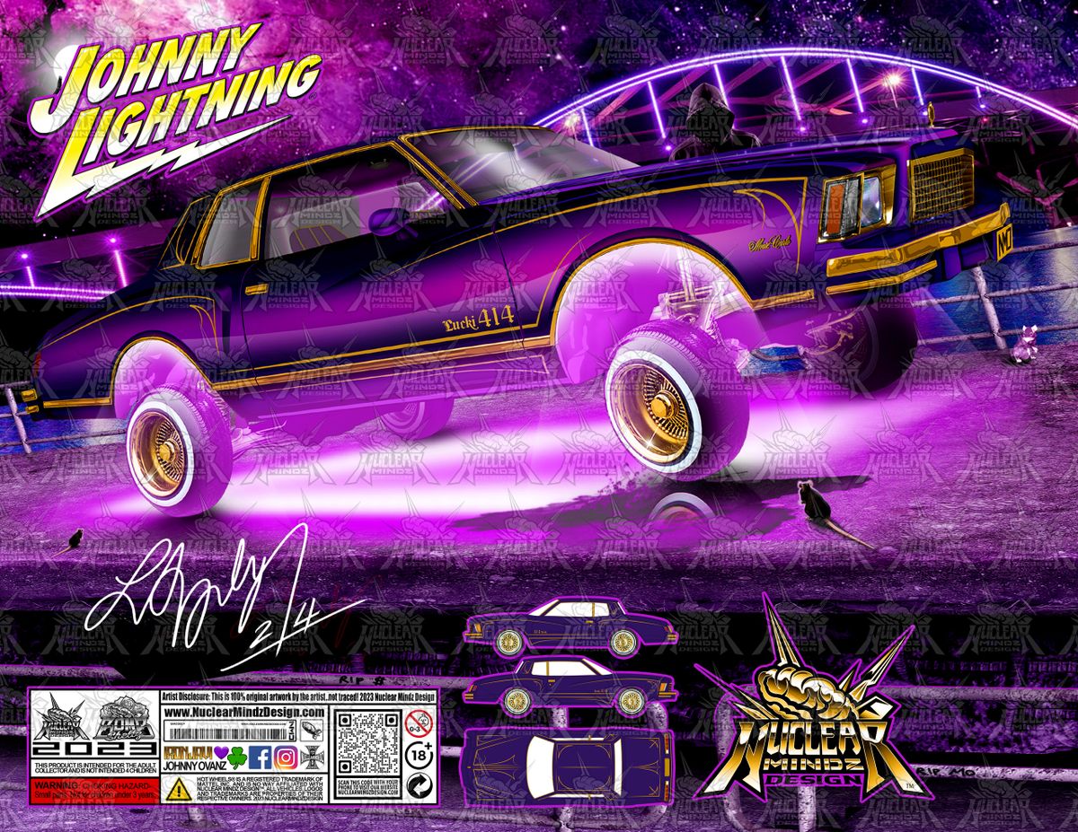 Nuclear Mindz Design Lee Allen X Johnny Lightning X House of Cars Lucki ...