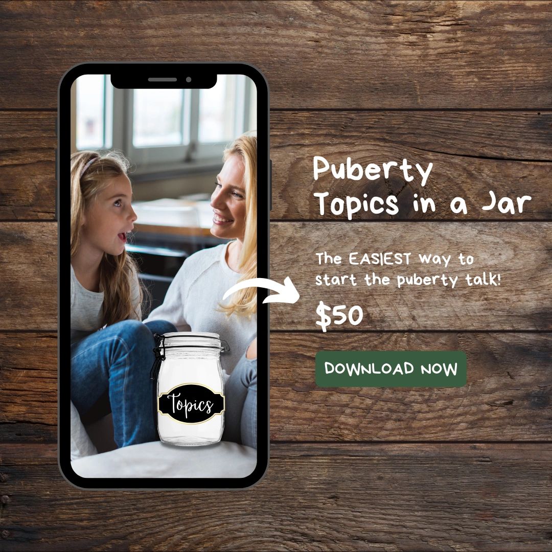 Puberty Topics in a Jar
