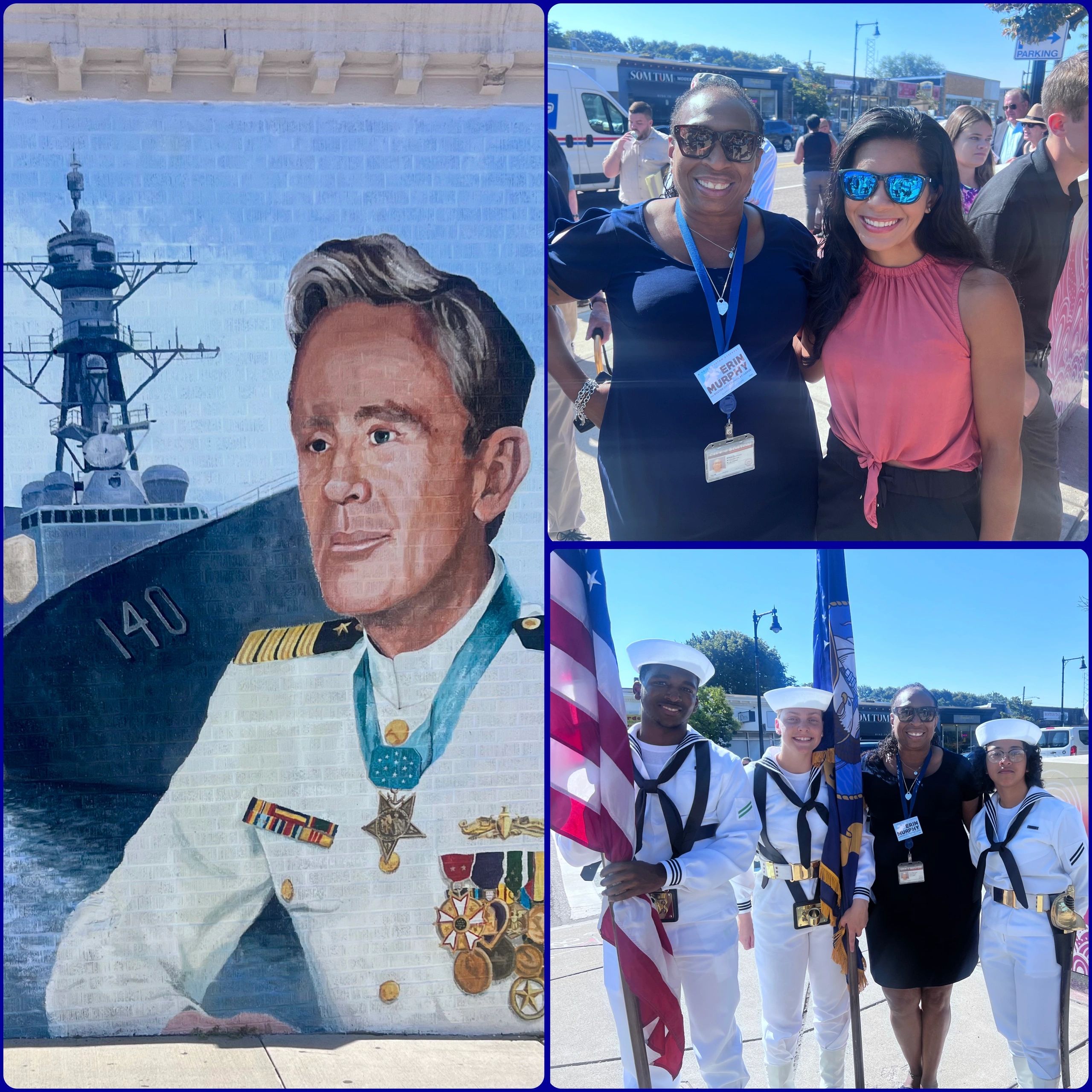 Mural Unveiling for Captain Tom Kelley