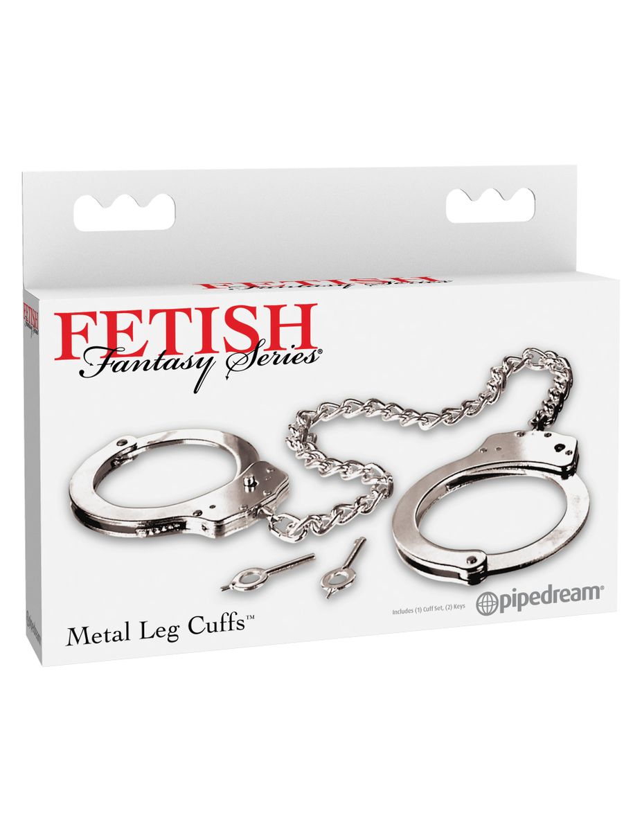 Metal Leg Cuffs Silver