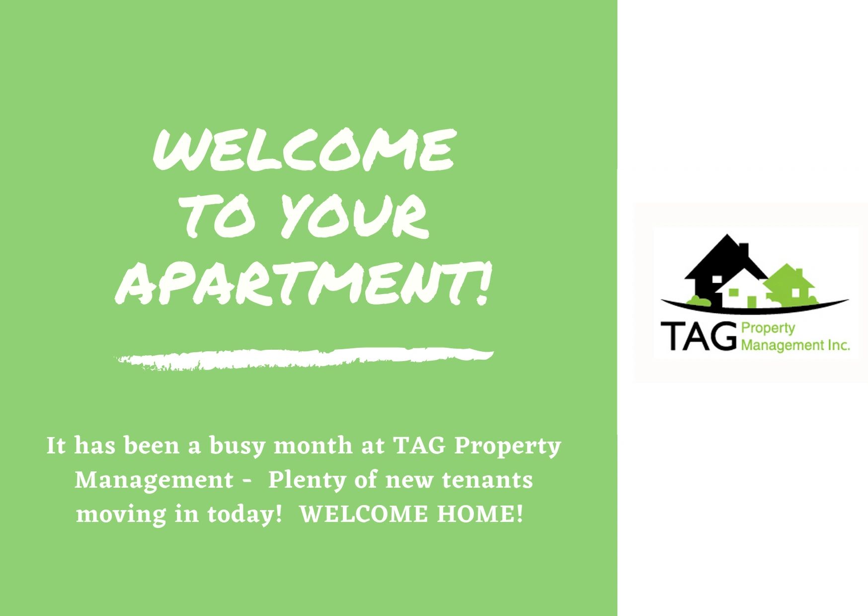 Welcome, New Tenants!