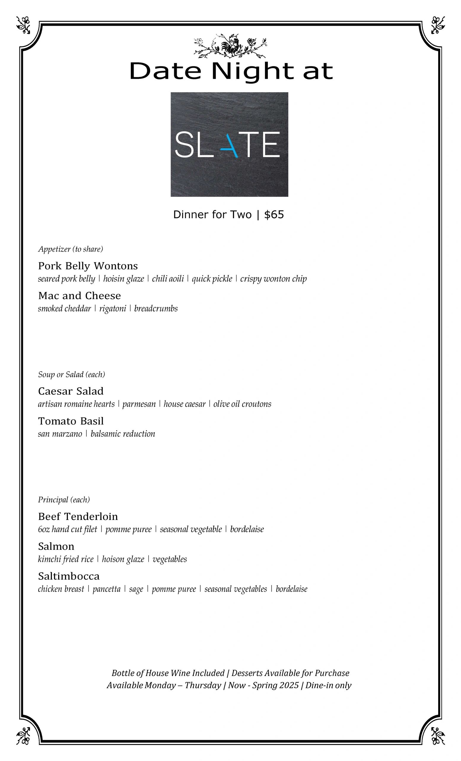 Slate - Steakhouse - Traverse City, Michigan