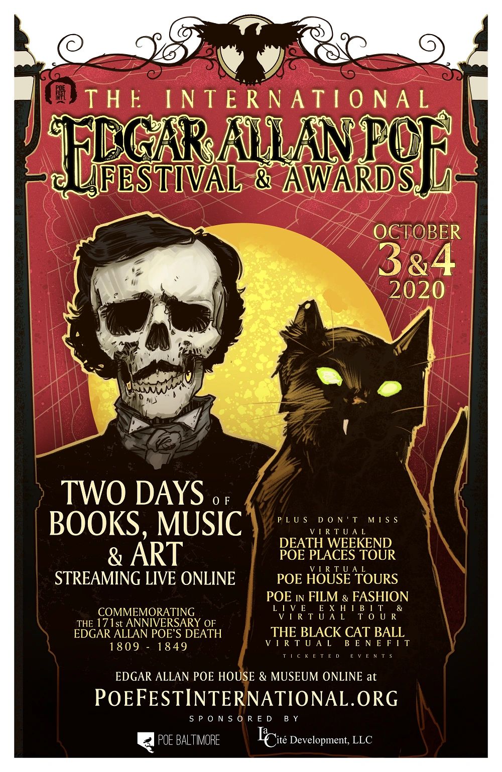 2020 Poe Fest International,Virtual Event Oct. 3 & 4