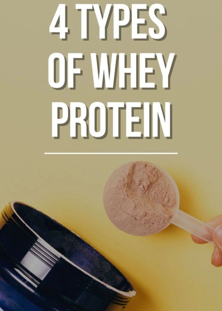 Different types of whey protein