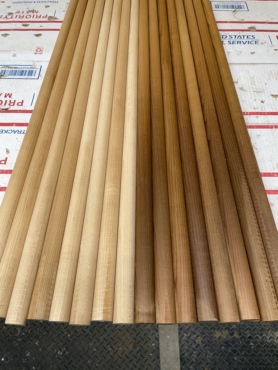 Roasted/Torrified Maple 1st Cut Taper Shaft Grade AA