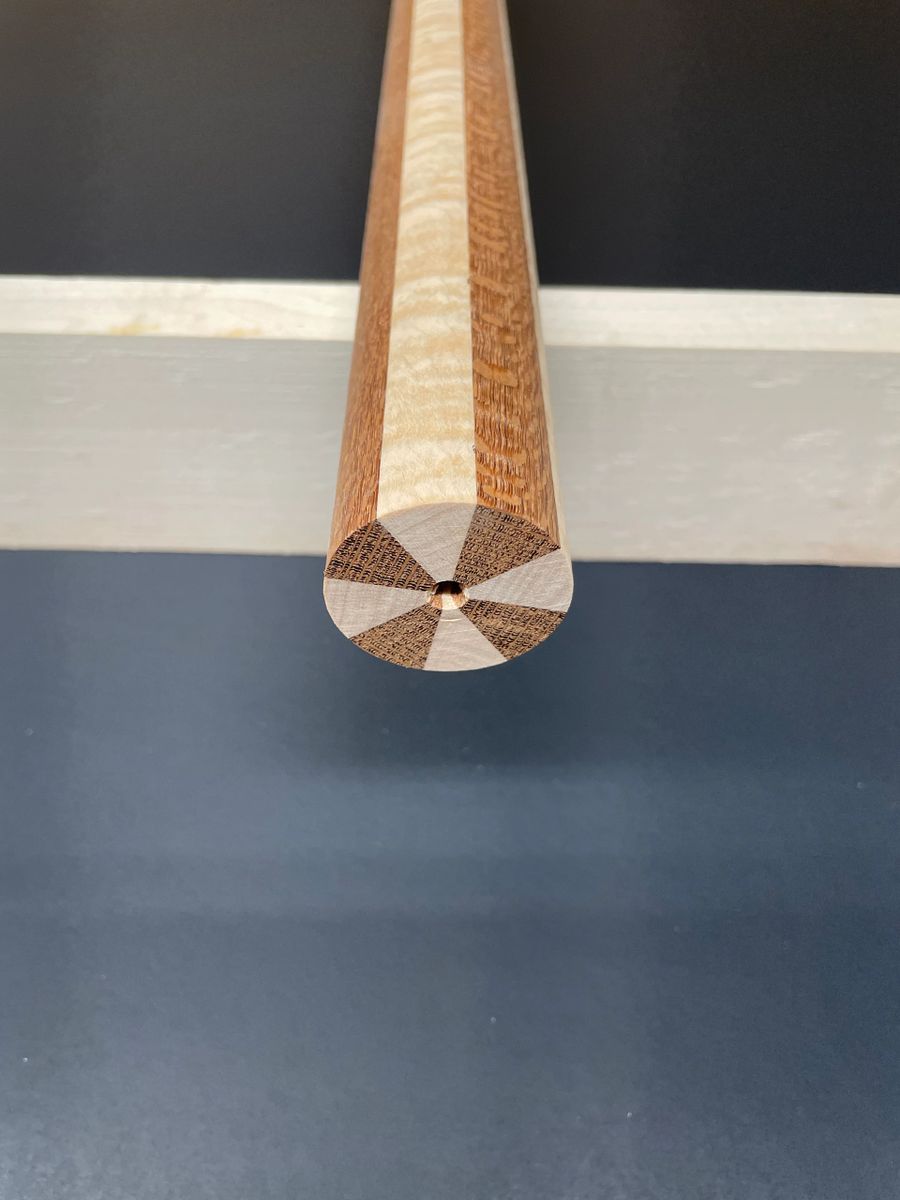 Radial Laminated Curly Maple Lacewood Handle