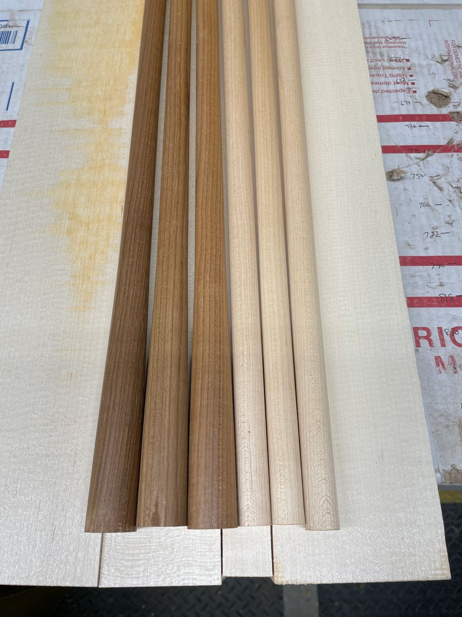 Roasted/ Torrified Maple Finish cut / pro-taper shaft Grade B