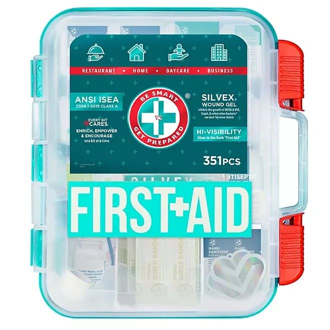 Be Smart Get Prepared First Aid Kit OSHA/ANSI, 351 ct.