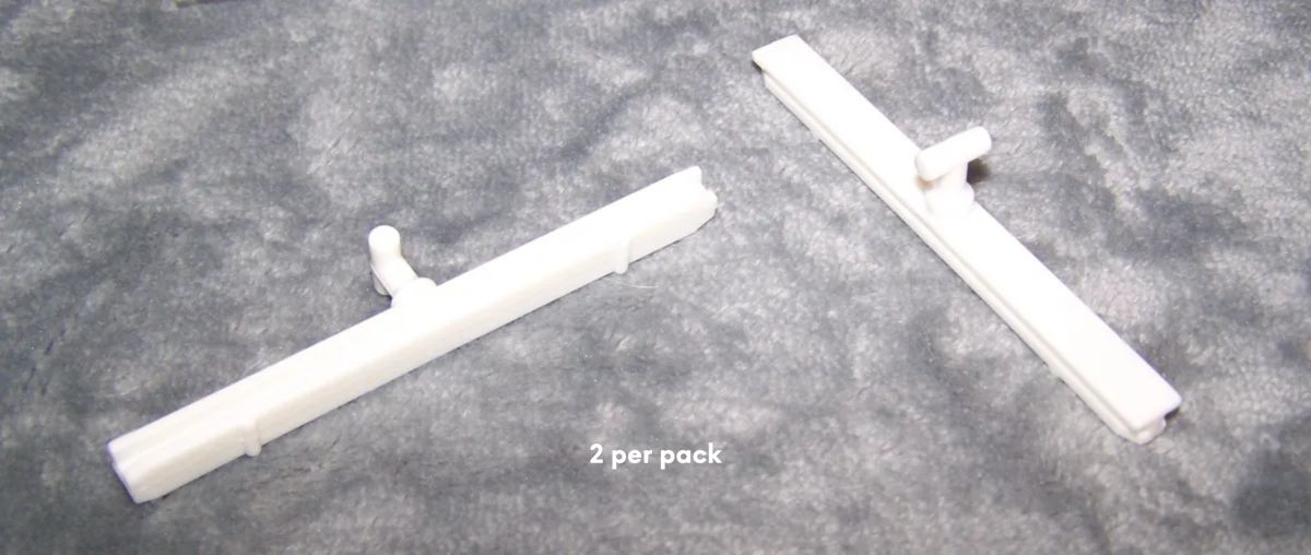 Shutter Vane Connector - 4 Inch Louvers - Thicker Style Poly / Vinyl ...