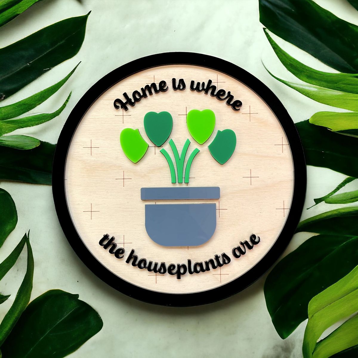Houseplant Home Sign