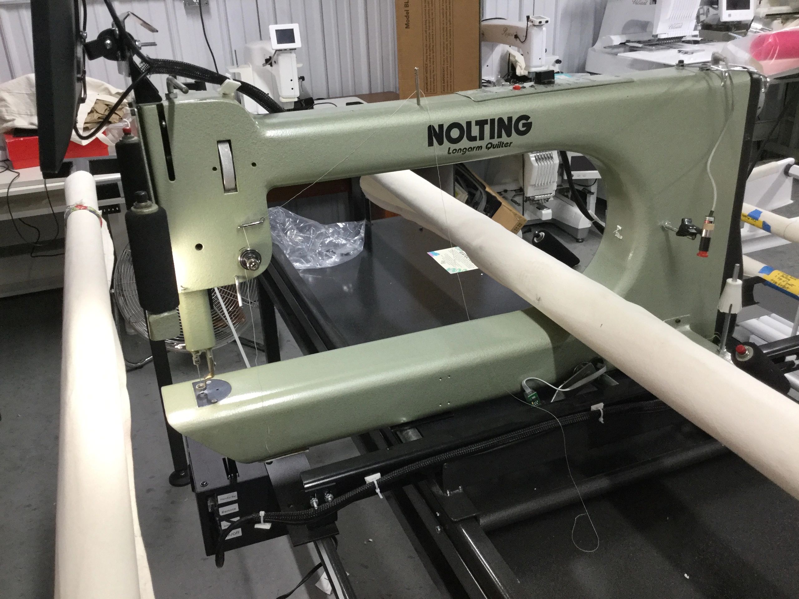 Nolting 24 Longarm Machine with Butler Ruby Automation