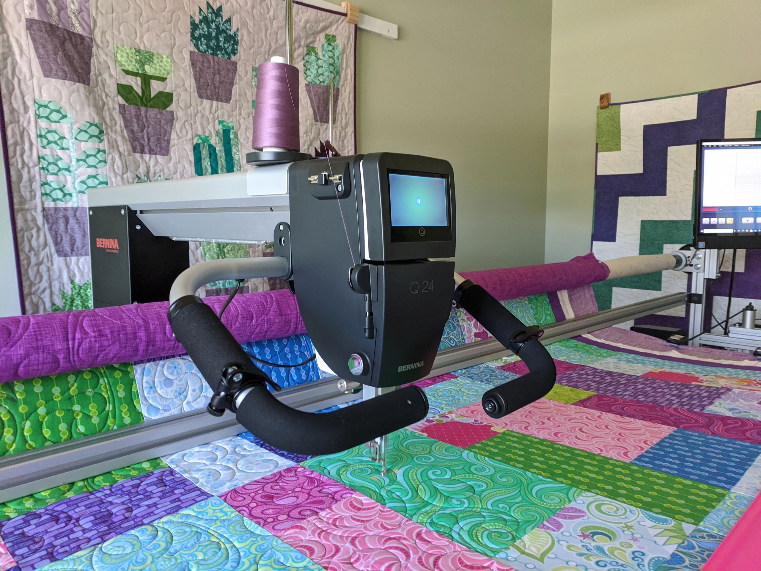Bernina Q24 with Q-matic Automation and 13 FT Pro Frame