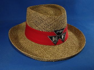 Massey Ferguson-Tri-Straw Hat