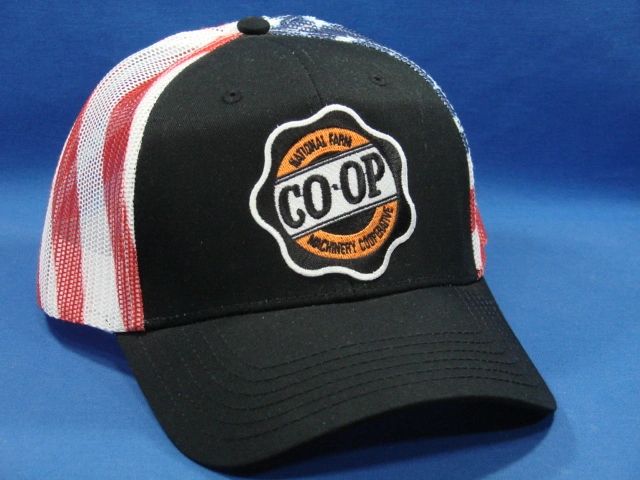 CO-OP Patch On A Stars & Stripes Mesh Snapback Hat