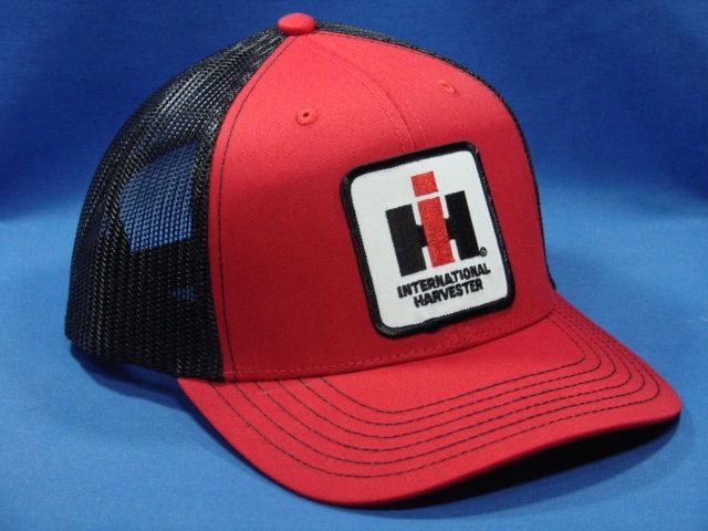 IH Red Hat With Black Mesh Back