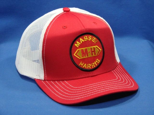 Massey Harris - Red With White Mesh Back Hat - Snapback