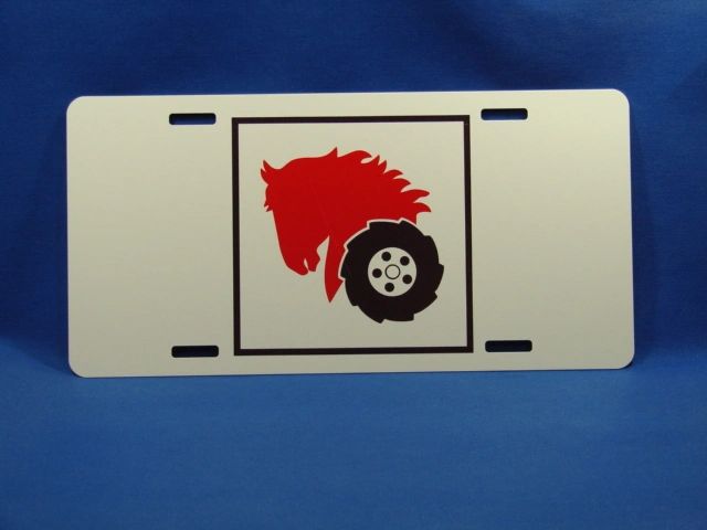 Wheelhorse - Square Logo - License Plate