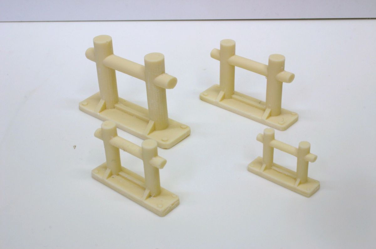 Goalpost style tow bollard.